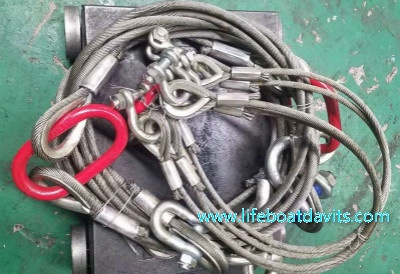 Lifeboat Fasting and Fixing Steel Rope
