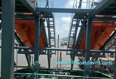 55KN Free Fall Lifeboat Launching appliance
