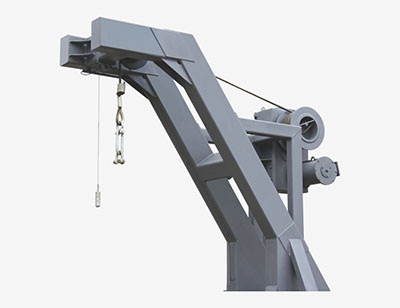 Platform Davit For 45M Outboard and Inbuilt Engine FRP Rescue Boat